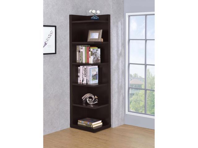 Click here for Cappuccino 6-tier Corner Bookcase prices