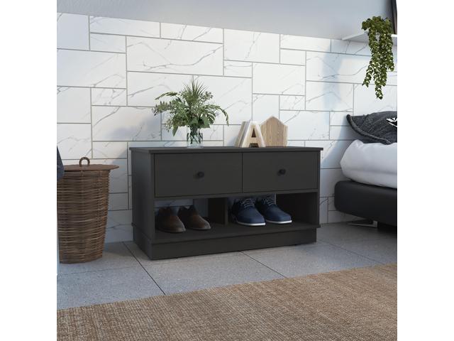 Click here for Hamilton Storage Bench  Two Open Shelves  Two Draw... prices