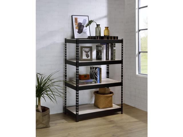 Click here for Decmus Natural & Black Finish Bookshelf prices