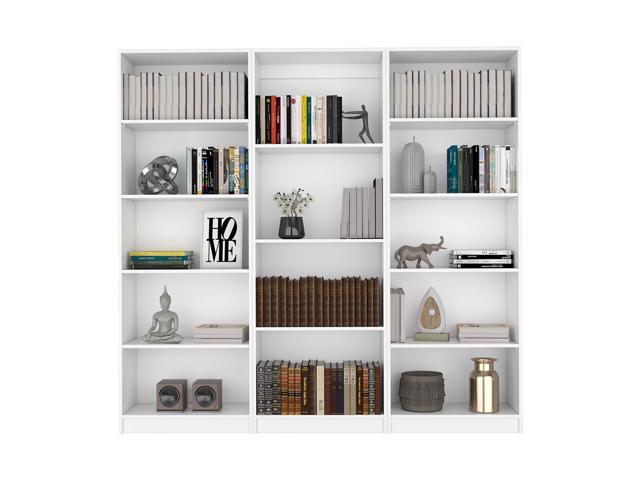 Click here for Blende 3 Piece Living Room Set with 3 Bookcases  W... prices