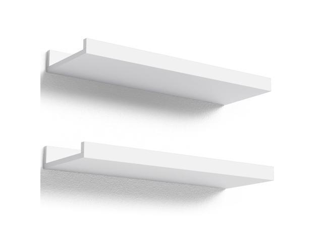 Click here for Floating Shelves Wall Mounted Set of 2  Modern Whi... prices