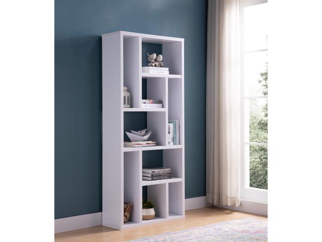 Click here for Contemporary Bookcase with Nine Shelves - White prices