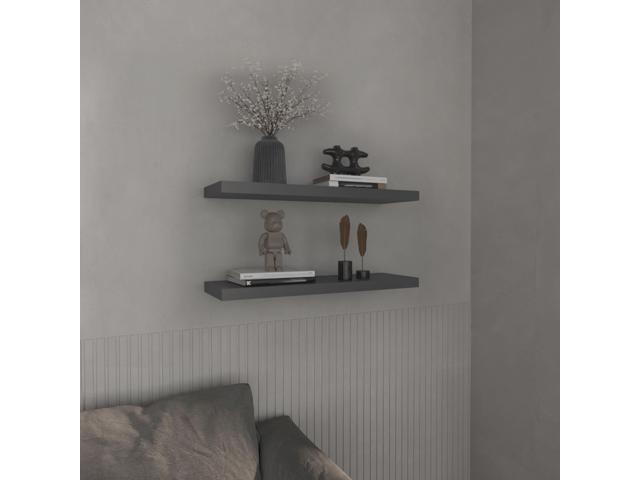 Click here for Floating Shelves 1.50 H  2 Shelves  Matt Gray prices