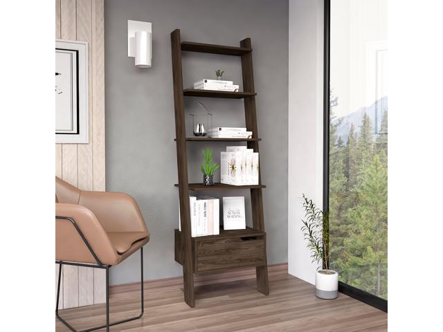 Click here for Ladder Bookcase  One Drawer  Five Open Shelves  Da... prices