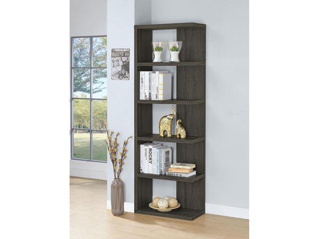 Click here for Weathered Grey 5-shelf Bookcase prices