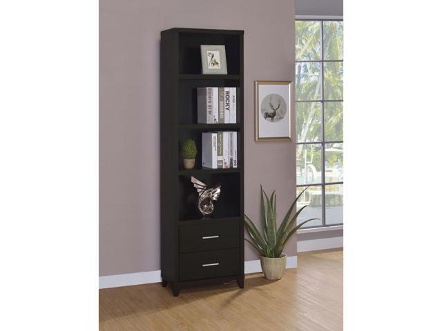 Click here for Cappuccino Media Tower with Shelf and Drawer prices