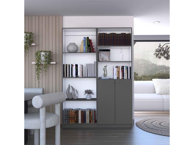 Click here for Dupree 2 Piece Home Bookcase set  49 Wide with 9 S... prices