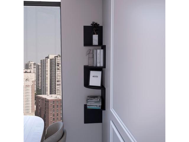 Click here for Black Full-Wall Floating Shelf prices