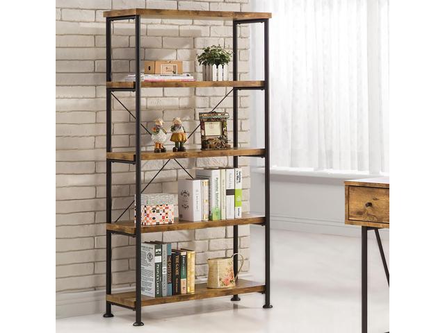 Click here for Antique Nutmeg and Black 4-shelf Bookcase prices