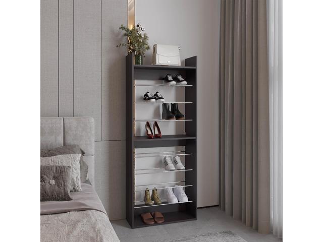 Click here for Shoe Rack  10 Shelves  Black Wengue prices