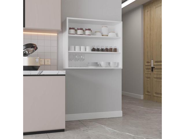 Click here for Wall Shelf 30 H  3 Shelves  White prices