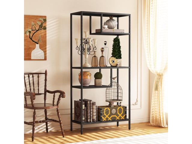Click here for Modern Storage Shelf with 4 Compartments & Metal L... prices