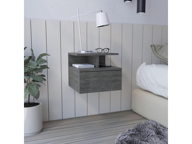 Click here for Adele Floating Nightstand with Drawer and Open Sto... prices