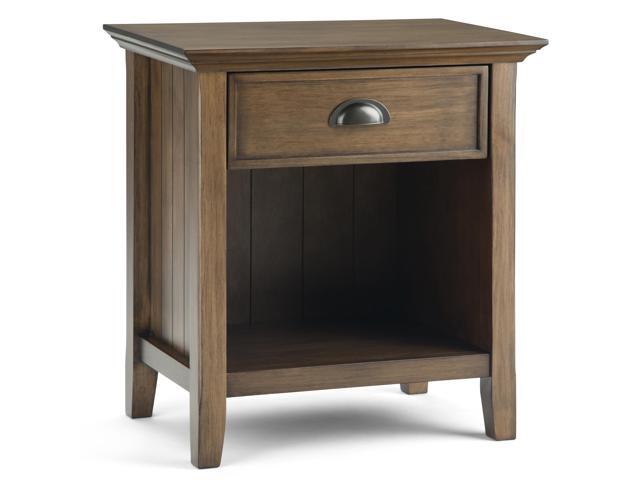 Click here for Acadian - Bedside Table - Rustic Natural Aged Brow... prices