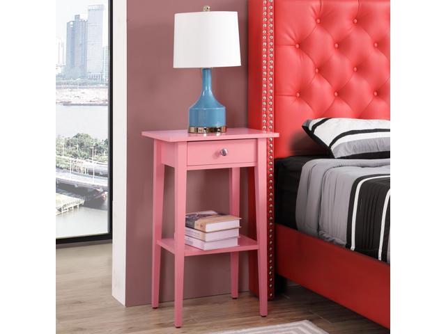 Click here for Charming Pink Contemporary Nightstand prices