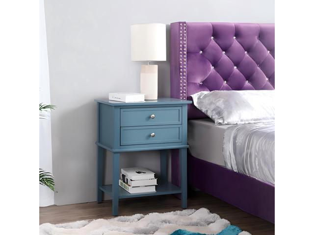 Click here for Chic Teal Contemporary Nightstand prices