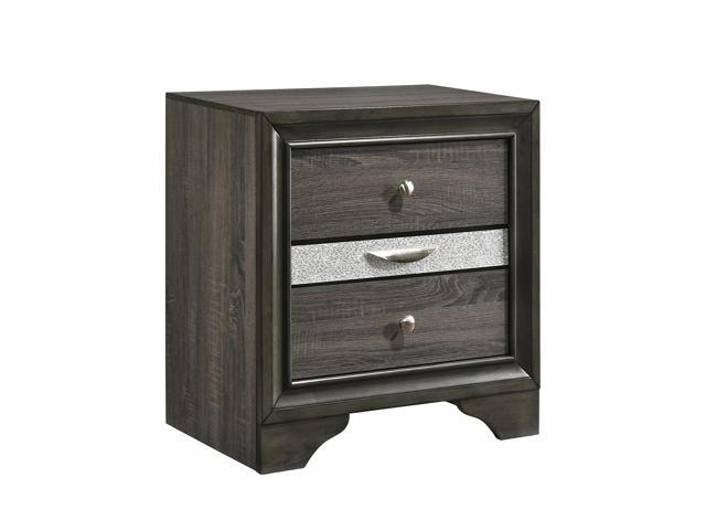 Click here for Grey 3-drawer Nightstand prices