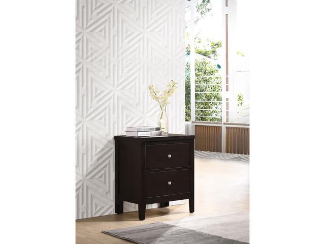 Click here for Garrett Cappuccino 2-Drawer Rectangular Nightstand prices