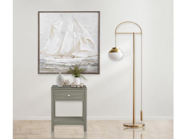 Click here for Dylan 23 Taupe Wooden End Side Table Nightstand wi... prices