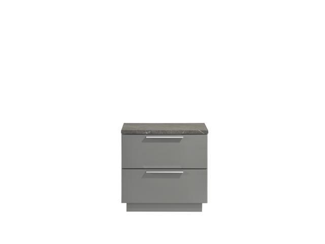 Click here for Elara Nightstand Two-Tone High-Gloss Marble & Lacq... prices