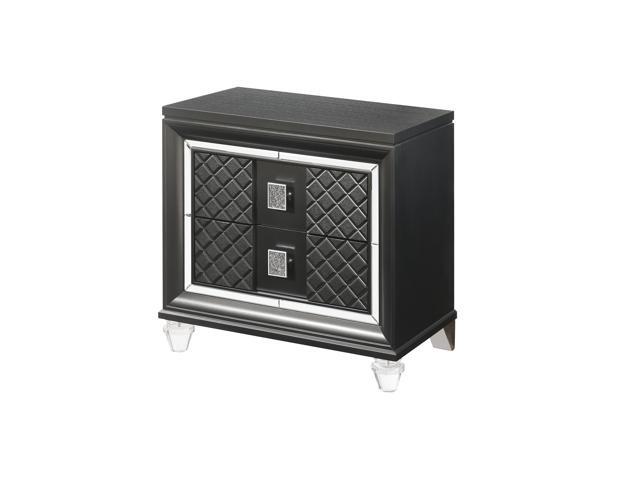 Click here for Sawyer Metallic Gray Finish Nightstand prices