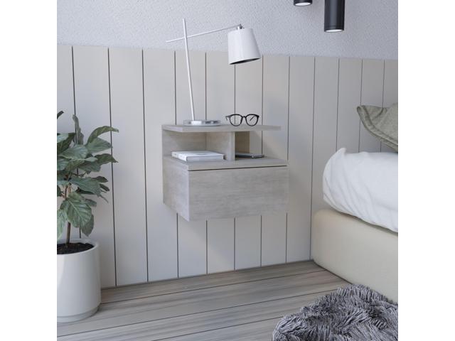 Click here for Adele Floating Nightstand with Drawer and Open Sto... prices