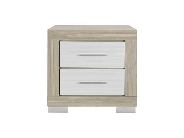 Click here for ELSA NATURAL AND WHITE NIGHTSTAND prices