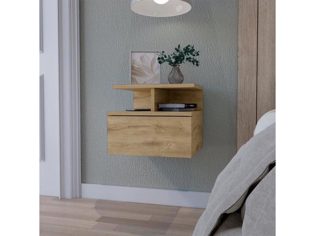 Click here for Macadamia 2-Tier Shelf Floating Nightstand prices