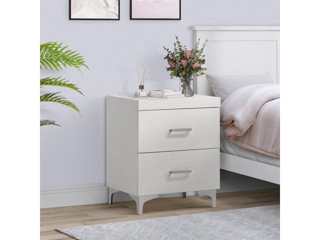 Click here for White 2-drawer Nightstand prices