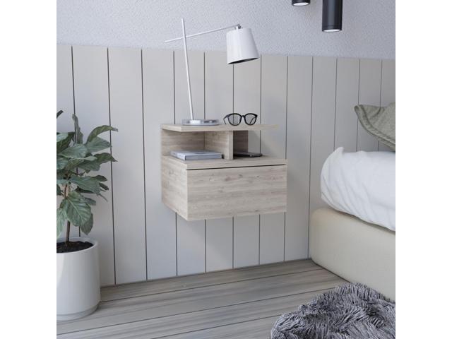 Click here for Adele Floating Nightstand with Drawer and Open Sto... prices