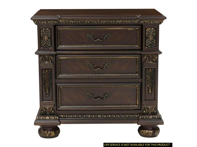 Click here for Traditional Design Dark Cherry Finish with Gold Ti... prices