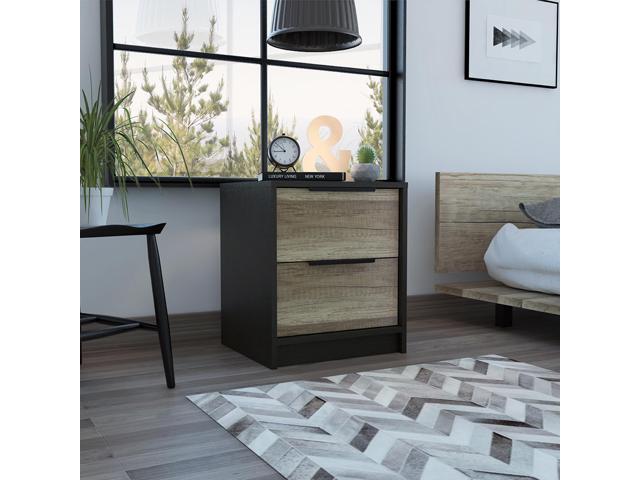 Click here for Kaia Nightstand  End Table  Side Table Two Drawers... prices