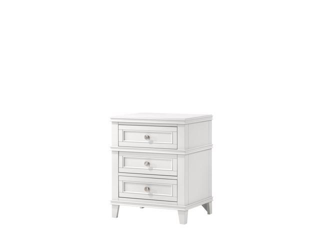 Click here for White 3 Drawer Nightstand W/ USB prices