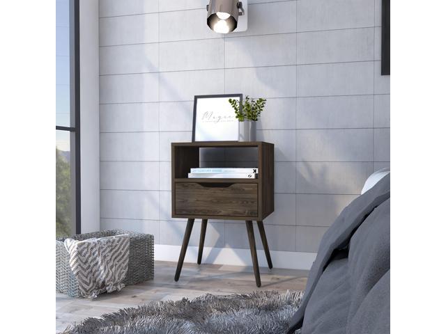 Click here for Otom Nightstand  Superior Top  One Open Shelf  One... prices