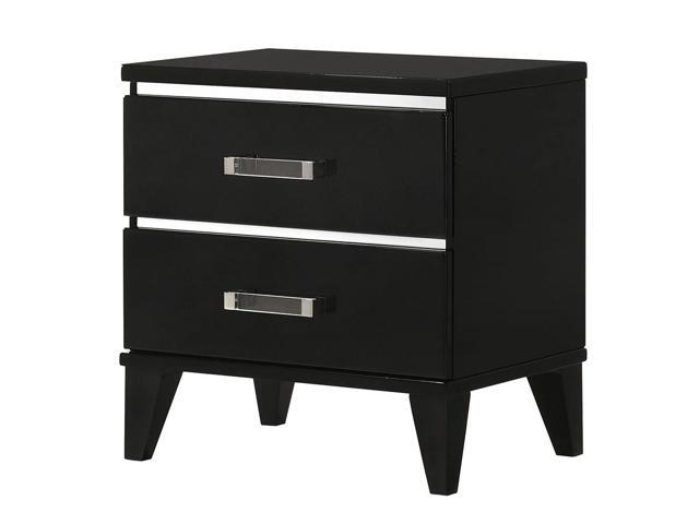 Click here for Black 2-Drawer Nightstand prices