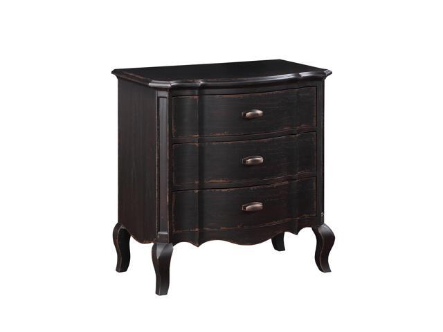 Click here for Antique Black 3-Drawer Nightstand prices