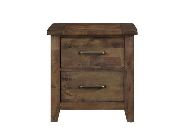 Click here for Classic Transitional Design Nightstand Burnished F... prices