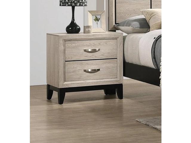 Click here for Contemporary 2-Drawer Nightstand End Table Drift W... prices