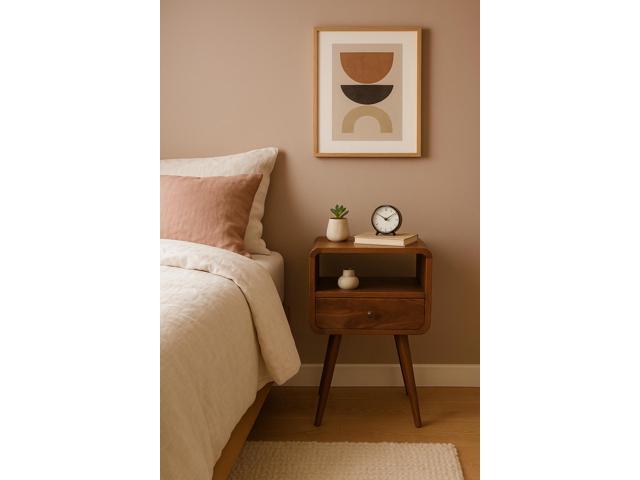 Click here for Mini Chestnut Curve Open Bedside  1 Open-Slot  1 D... prices