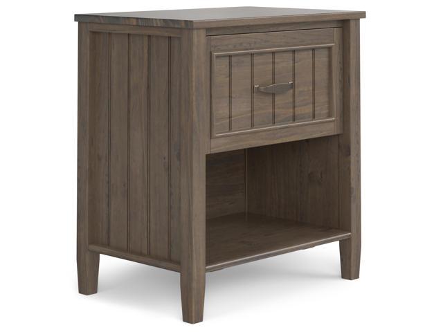 Click here for Lev - Bedside Table - Smoky Brown prices