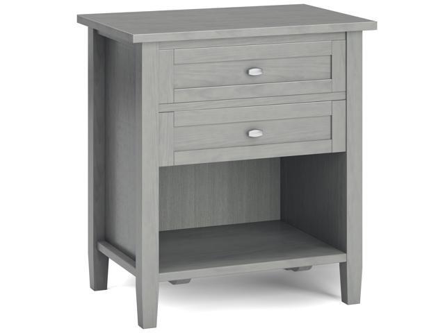 Click here for Warm Shaker - Bedside Table - Fog Grey prices