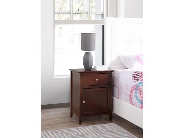 Click here for Izzy G1412-N-25 1 Drawer /1 Door Nightstand  Cappu... prices