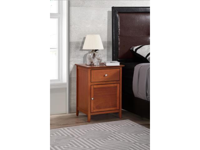 Click here for Charming Oak Transitional Nightstand prices