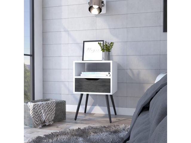 Click here for Otom Nightstand  Superior Top  One Open Shelf  One... prices