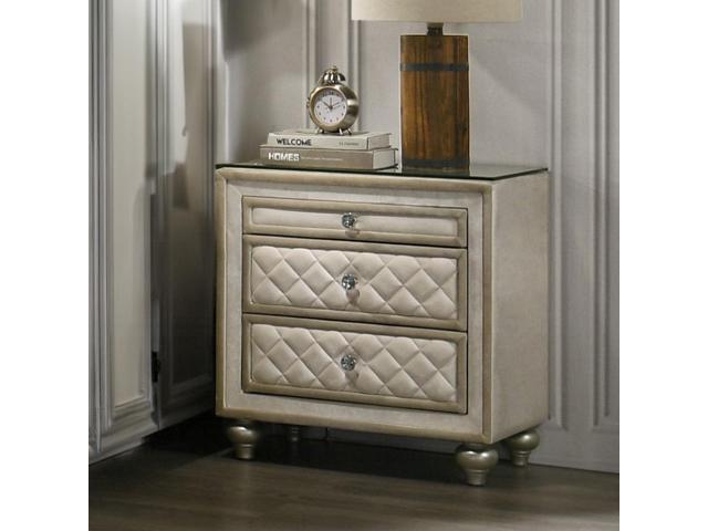 Click here for Beige 2-Drawer Nightstand prices