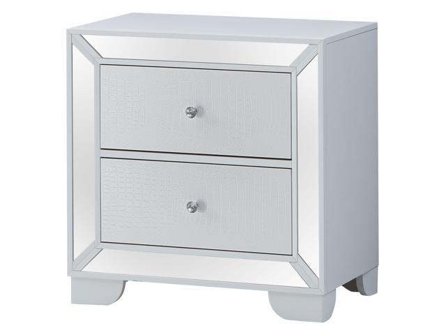 Click here for Contemporary Silver Champagne Nightstand prices