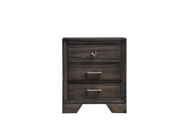 Click here for 1pc Contemporary Dark Wood Grain Finish Metal Knob... prices