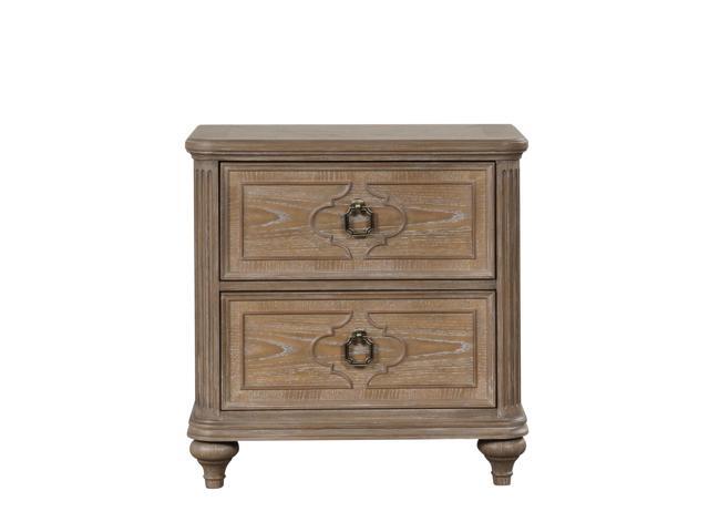 Click here for Simple Contemporary 1pc Nightstand Rustic Oak Vene... prices