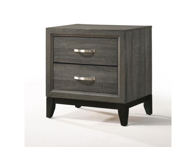 Click here for Valdemar Weathered Gray Finish Nightstand prices