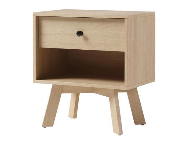 Click here for Mid-Century Modern Minimalist 1-Drawer Nightstand... prices